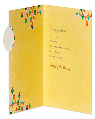 American Greetings 50th Birthday Card (Way Better)