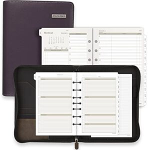 AT-A-GLANCE 2023 Weekly Planner Refill, Hourly, 12068 Day-Timer, 3-1/4" x 6-1/2", Size 2, Pocket Size, Spiral Bound, Monthly Tabs (064-287)