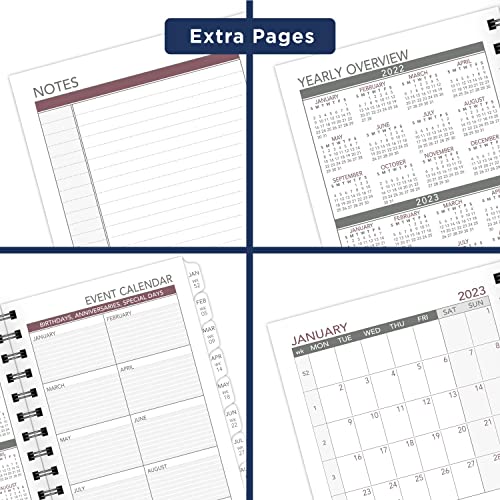 AT-A-GLANCE 2023 Weekly Planner Refill, Hourly, 12068 Day-Timer, 3-1/4" x 6-1/2", Size 2, Pocket Size, Spiral Bound, Monthly Tabs (064-287)