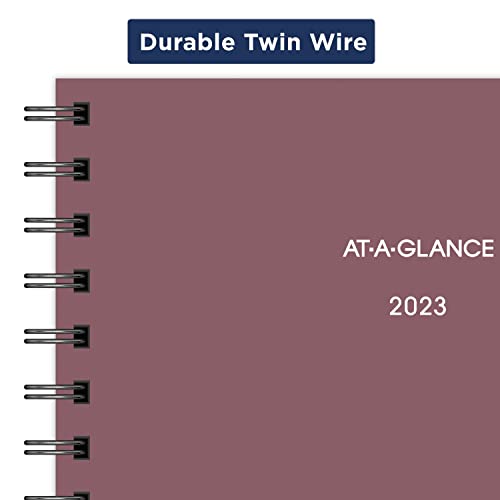 AT-A-GLANCE 2023 Weekly Planner Refill, Hourly, 12068 Day-Timer, 3-1/4" x 6-1/2", Size 2, Pocket Size, Spiral Bound, Monthly Tabs (064-287)