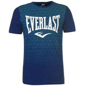 everlast men’s geo print short-sleeve tee blue l