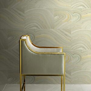 Decor Direct Frisco 20' L x 27" W Onyx Peel and Stick Wallpaper