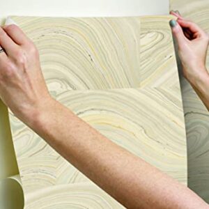 Decor Direct Frisco 20' L x 27" W Onyx Peel and Stick Wallpaper