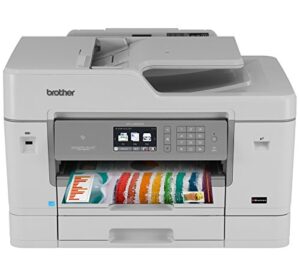 brother mfc-j6935dw inkjet all-in-one color printer, wireless connectivity, automatic duplex printing, amazon dash replenishment ready