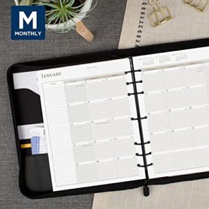 AT-A-GLANCE 2023 Daily Planner Refill, Hourly, 14010 Day-Timer, 8-1/2" x 11", Size 5, Folio Size, One Page Per Day, Loose Leaf, Monthly Tabs (491-125)