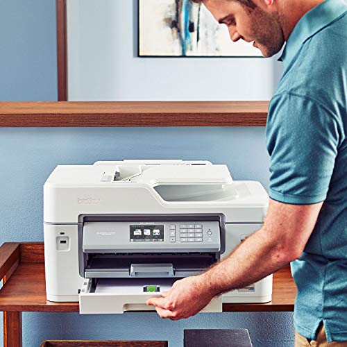 Brother MFC-J6545DW INKvestmentTank Color Inkjet All-in-One Printer with Wireless, Duplex Printing, 11" x 17" Scan Glass and Upto 1-Year of Ink-in-Box, MFC-J6545dw, Amazon Dash Replenishment Ready