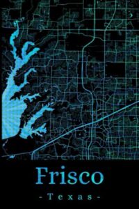 frisco texas: your city, your region, your home! | composition notebook 6×9 plaid 120 pages