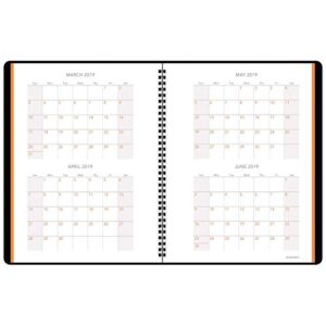 AT-A-GLANCE Planning Notebook with Reference Calendars, Plan.Write.Remember., 9.19 x 11 Inches, Black (70-6209-05)