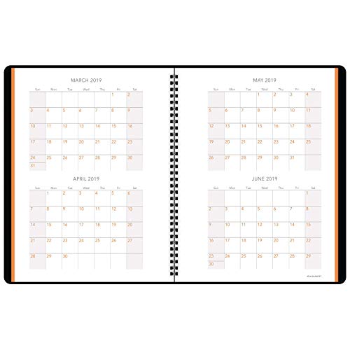 AT-A-GLANCE Planning Notebook with Reference Calendars, Plan.Write.Remember., 9.19 x 11 Inches, Black (70-6209-05)