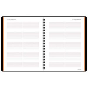 AT-A-GLANCE Planning Notebook with Reference Calendars, Plan.Write.Remember., 9.19 x 11 Inches, Black (70-6209-05)