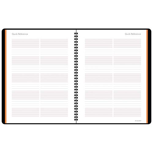 AT-A-GLANCE Planning Notebook with Reference Calendars, Plan.Write.Remember., 9.19 x 11 Inches, Black (70-6209-05)