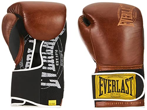 Everlast P00002502 1910 Classic Training Glove Brown 14OZ