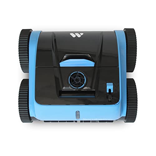 Scrubo Pro Cordless Swimming Pool Cleaner, 4WD Wall Climbing, Tile Scrubber, Triple-Motor Design, Intelligent Cleaning, Ideal for In-ground Pools up to 50ft, 90+ Min Run Time