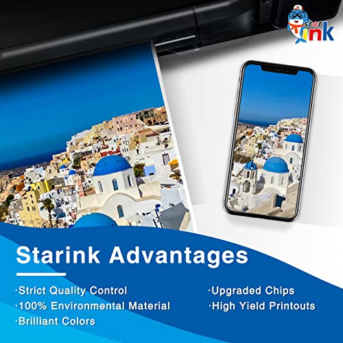 starink Compatible LC3013bk LC3013 Ink Cartridge Replacement for Brother LC3011 LC3011BK lc 3013 for MFC-J497DW MFC-J895DW MFC-J491DW MFC-J690DW Printer(Black) 4 Packs