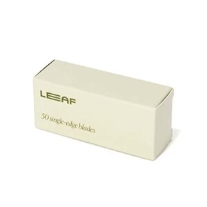 leaf shave | 50 count single-edge safety razor blades