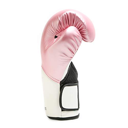 Everlast Elite Pro Style Training Gloves, Pink/White, 12 oz