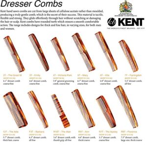 Kent F3T Fine Tooth Comb for Hair Care/Parting Comb and Combs for Men and Combs for Women - Dandruff Hair Comb/Kent Mens Combs for Hair Fine Teeth Comb Hair Comb Fine/Men Comb Comb for Women