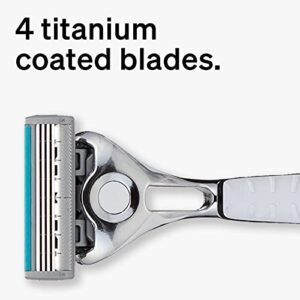 Schick Quattro Titanium Razor — Schick Quattro, Quattro Razor, Titanium Razor with 3 Refill Blades