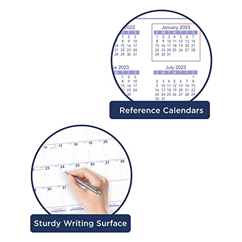 AT-A-GLANCE 2023 Wall Calendar, 8" x 11", Small, Monthly, Repositionable, Adhesive Backing (PM09RP28)