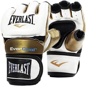 everlast p00000661white/goldsm everstrike training glove white/gold sm