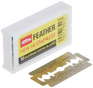 feather double edge safety razor blades 50 count