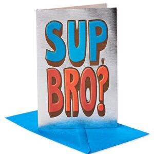 American Greetings Funny Birthday Card for Brother (Sup Bro)