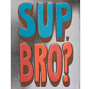 American Greetings Funny Birthday Card for Brother (Sup Bro)