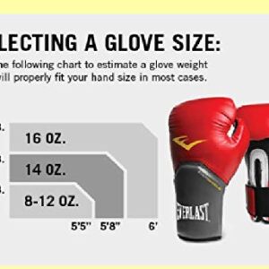 Everlast Elite Pro Style Training Gloves, Pink/Blue, 12 oz