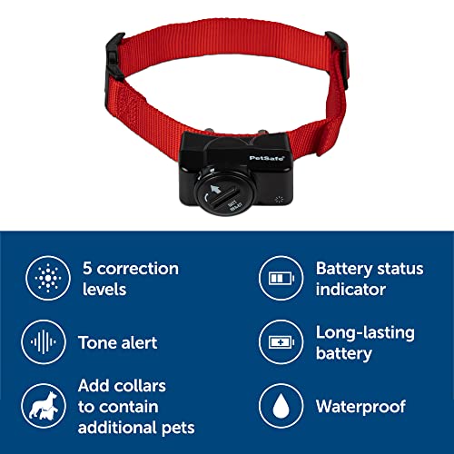 PetSafe Wireless Pet Fence Pet Containment System, Covers up to 1/2 Acre, for Dogs over 8 lb, Waterproof Receiver with Tone / Static Correction - From The Parent Company of INVISIBLE FENCE Brand