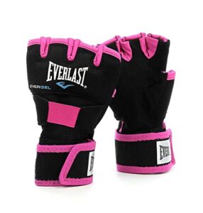 everlast p00000736 evergel handwraps black/pink, s/m