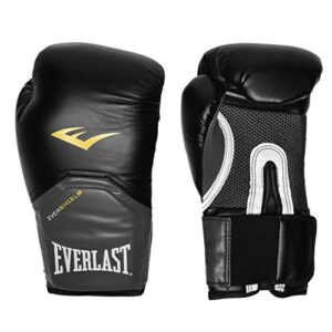 everlast pro style training gloves (black, 12 oz.)