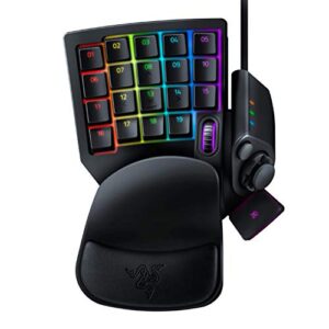 razer tartarus v2 gaming keypad: mecha-membrane key switches – 32 programmable keys – customizable chroma rgb lighting – programmable macros – classic black