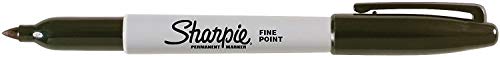 Sharpie 6 Pack 30101 Fine Point Permanent Marker Black