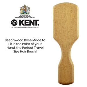 Mens Finest Beechwood Pure White Bristle Rectangular Club Brush - OG4