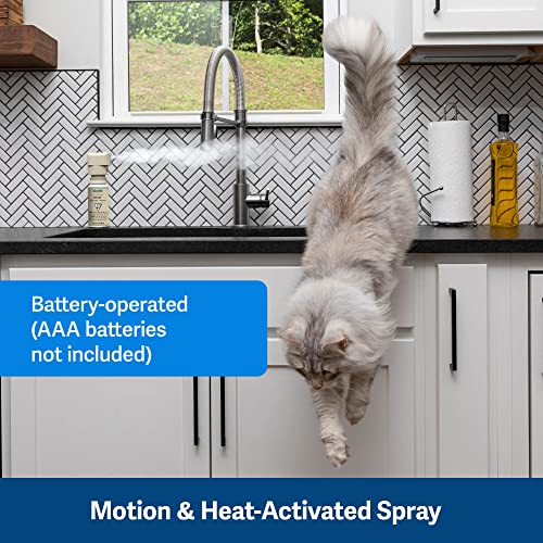 PetSafe SSSCAT Spray Pet Deterrent, Motion Activated Pet Proofing Repellent for Cats and Dogs, Environmentally Friendly