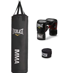 Everlast 70-Pound MMA Heavy-Bag Kit , Black