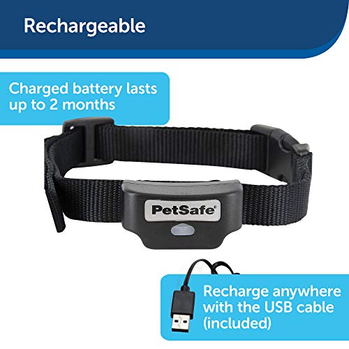 PetSafe Rechargeable In-Ground Pet Fence for Dogs and Cats over 5lb - from the Parent Company of INVISIBLE FENCE Brand - Waterproof Collar with Tone and Static Correction – Multiple Wire Gauge Options