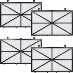 future way ultra fine cartridge filter panels, compatible with dolphin m400/m500, nautilus cc plus robotic pool cleaner, part # 9991432-r4 (4 packs)