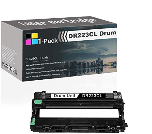 1 Pack DR223CL Drum Unit Black Compatible Replacement for Brother MFC-L3770CDW MFC-L3710CW MFC-L3750CDW MFC-L3730CDW HL-3210CWHL-3230CDW HL-3270CDW Printers Toner.