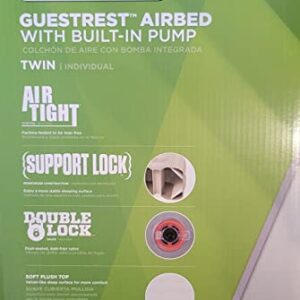 Coleman Guesrest Twin Air Mattress with Built in Pump