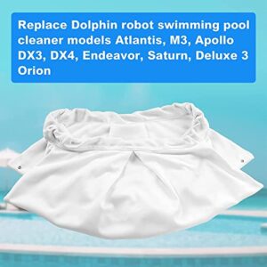 70 Micron Filter Bag 99954307-R1 Replacement for Dolphin Robotic Pool Cleaners DX3 DX4 M3 & Other Dolphin Robot Cleaner