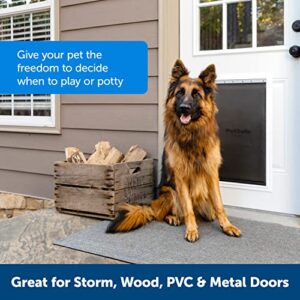 PetSafe Extreme Weather Dog and Cat Door - Aluminum Frame Pet Door - X-Large