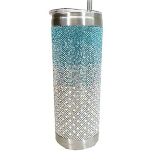 jacqueline kent jkt105.tu cupcake collection tumbler sugared turquoise 20 ounces