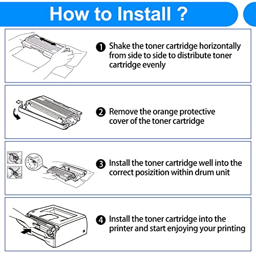 USUPERINK High Yield Compatible Toner Cartridge Replacement for Brother TN850 TN-850 TN820 TN-820 to Work with HL-L6200DW MFC-L5700DW MFC-L5850DW HL-L5200DW MFC-L6800DW Printer (3 Pack, Black)