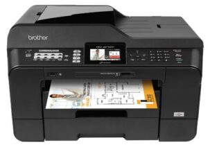 brother mfcj6710dw business inkjet all-in-one printer with 11-inch x 17-inch duplex printing, 11-inch x 17-inch scan glass & dual paper trays