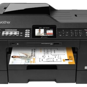 Brother MFCJ6710DW Business Inkjet All-in-One Printer with 11-Inch x 17-Inch Duplex Printing, 11-Inch x 17-Inch Scan Glass & Dual Paper Trays