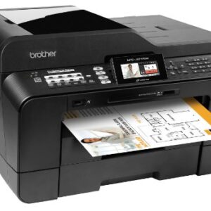 Brother MFCJ6710DW Business Inkjet All-in-One Printer with 11-Inch x 17-Inch Duplex Printing, 11-Inch x 17-Inch Scan Glass & Dual Paper Trays