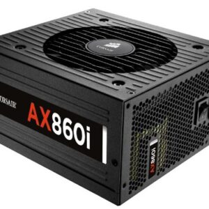 CORSAIR AXi Series, AX860i, 860 Watt, 80+ Platinum Certified, Fully Modular - Digital Power Supply