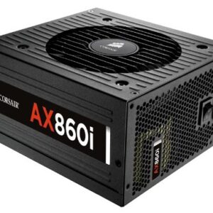 CORSAIR AXi Series, AX860i, 860 Watt, 80+ Platinum Certified, Fully Modular - Digital Power Supply