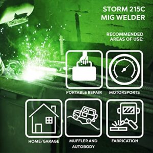 New 2022 Model Storm 215C 200 Amp MIG / 160 Amp Stick AND 40 Amp Plasma Cutter Multi Process Combo Welder 110v/220v